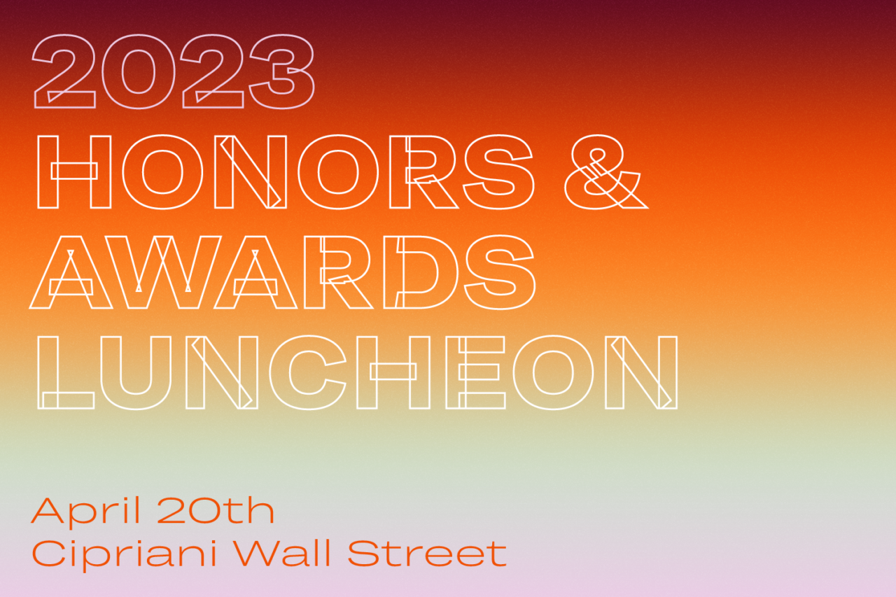 Honors and Awards Luncheon 2023 - Calendar - AIA New York / Center for ...